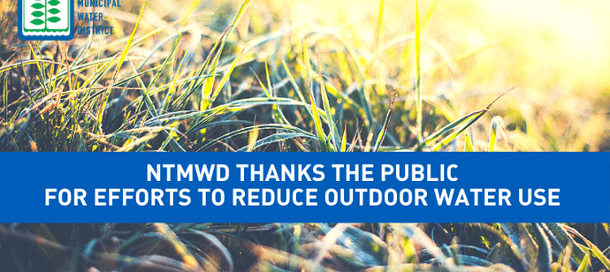 NTMWD Thanks the Public for Efforts to Reduce Outdoor Water Use and ...
